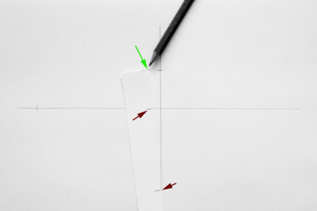 Het tekenen van een ellips - Het tekenen van een symmetrische ellips