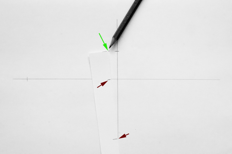 Het tekenen van een ellips - Het tekenen van een symmetrische ellips