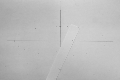 Het tekenen van een ellips - Het tekenen van een symmetrische ellips