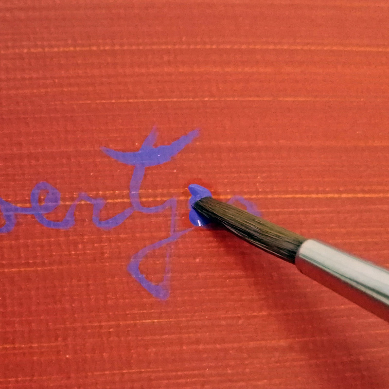 Natte Verf Verwijderen van je Schilderij - met een penseel met zacht haar