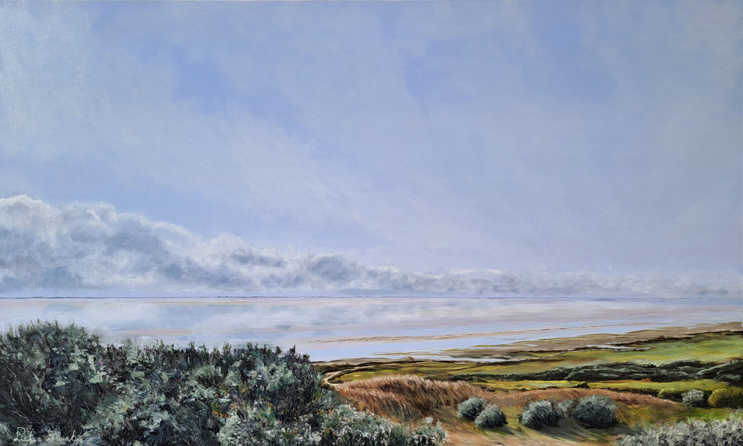 Olieverfschilderijen - Zeegezichten - door Pieter Broertjes